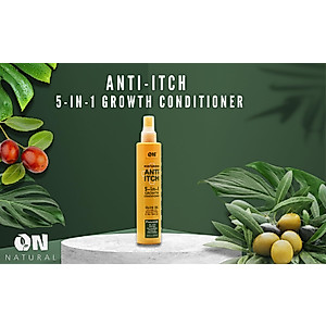 Rosponse On Orgainc Natural 5-in-1 Itching Free Growth Conditioner with Olive Oil 8oz