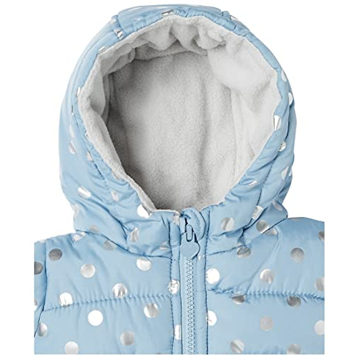 Simple Joys by Carter's Water-Resistant Snowsuit Set-Hooded Winter Jacket, Baby Blue, 18 Months