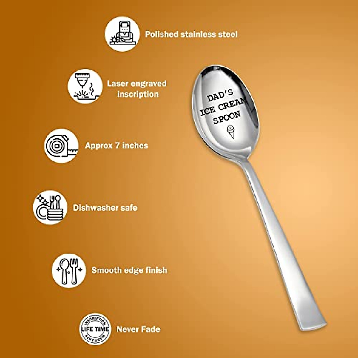 Dad's Ice Cream Spoon