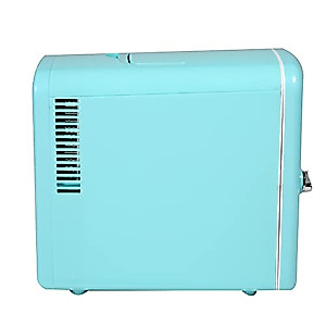 Frigidaire EFMIS175-BLUE Portable Mini Fridge-Retro Extra Large 9-Can Travel Compact Refrigerator, Blue, 6 Liters