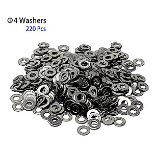 iexcell 660 Pcs M4 x 5/6/8/10/12/14/16/18/20/25/30 Stainless Steel 304 Hex Socket Head Cap Screws Bolts Nuts Washers Assortment Kit