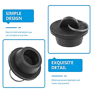 Angoily 5pcs Sink Plug Bathtub Stopper Plug Kitchen Sink Stopper Rubber Sink Stopper Bath Tub Drain Plug Bathtub Accessories Bathtub Plug Drain Stopper Tub Drain Stopper Bath Tub Stoppers