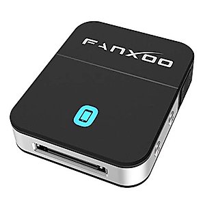 Fanxoo DockPro 30 pin Bluetooth 5.0 Adapter for Bose Sounddock 30 pin to Lightning Bluetooth Adapter Compatible for iPhone iPod Docking Station