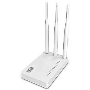 Netis WF2409E 300Mbps High-Speed Wireless N Router | Smart 3 x 5dBi High Gain Antennas with Parental Control for Computers, Smartphones, Wireless Cameras