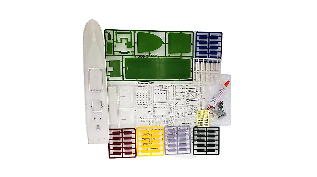 Build & Race! DIY Battery Powered Ship Model Educational Toy