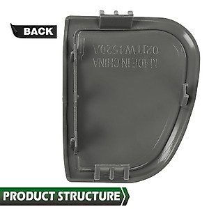 GRAND ORANGE Switch Cover Cluster Bezel Dash Trim Compatible with 1998-2004 Chevy S10 Blazer 4x4 4wd Gray