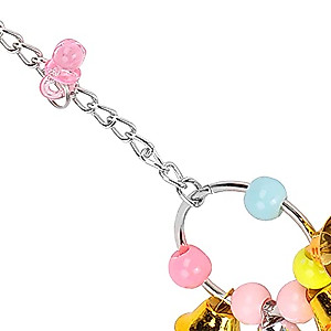 Bird Parrot Toys Hanging Bell, Parrot Hanging Swing Bells for Parakeets, Hanging Bell Birds Cage Toys for Cockatiels Conures