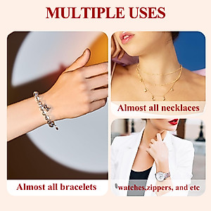 Bracelet Helper to Put on Yourself Include Bracelet Wearing Aid Hook and Clips Metal Bracelet Assistance Tool Jewelry Fastening Tools for Necklace/Watch Clasps, Zippers, Crafts, Arthritis Elderly