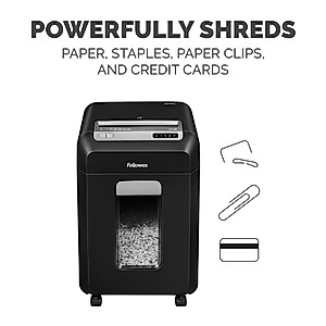 Fellowes 12MS30 12-Sheet Micro-Cut Deskside Paper Shredder