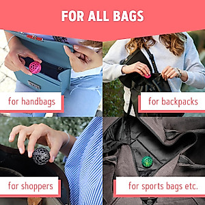 Sauberkugel - The Clean Ball - The clever way of cleaning purses, bags, backpacks and school bags (Black)