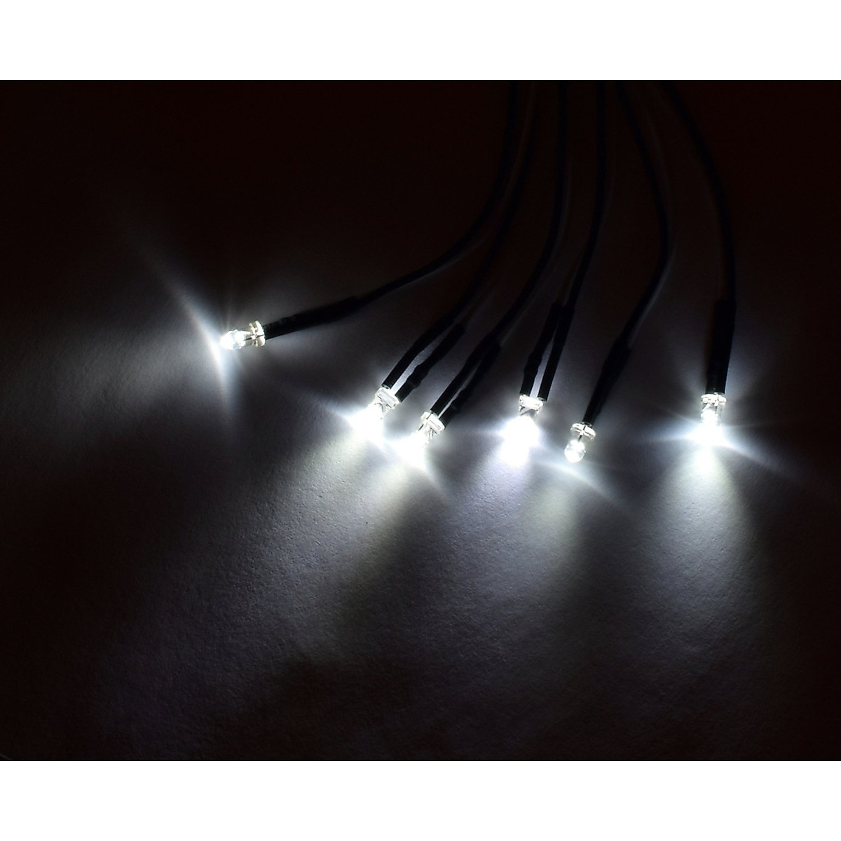 Apex RC Products 3mm White LED Kit - Compatible with RPM Short Course/Slash Light Bar #9032