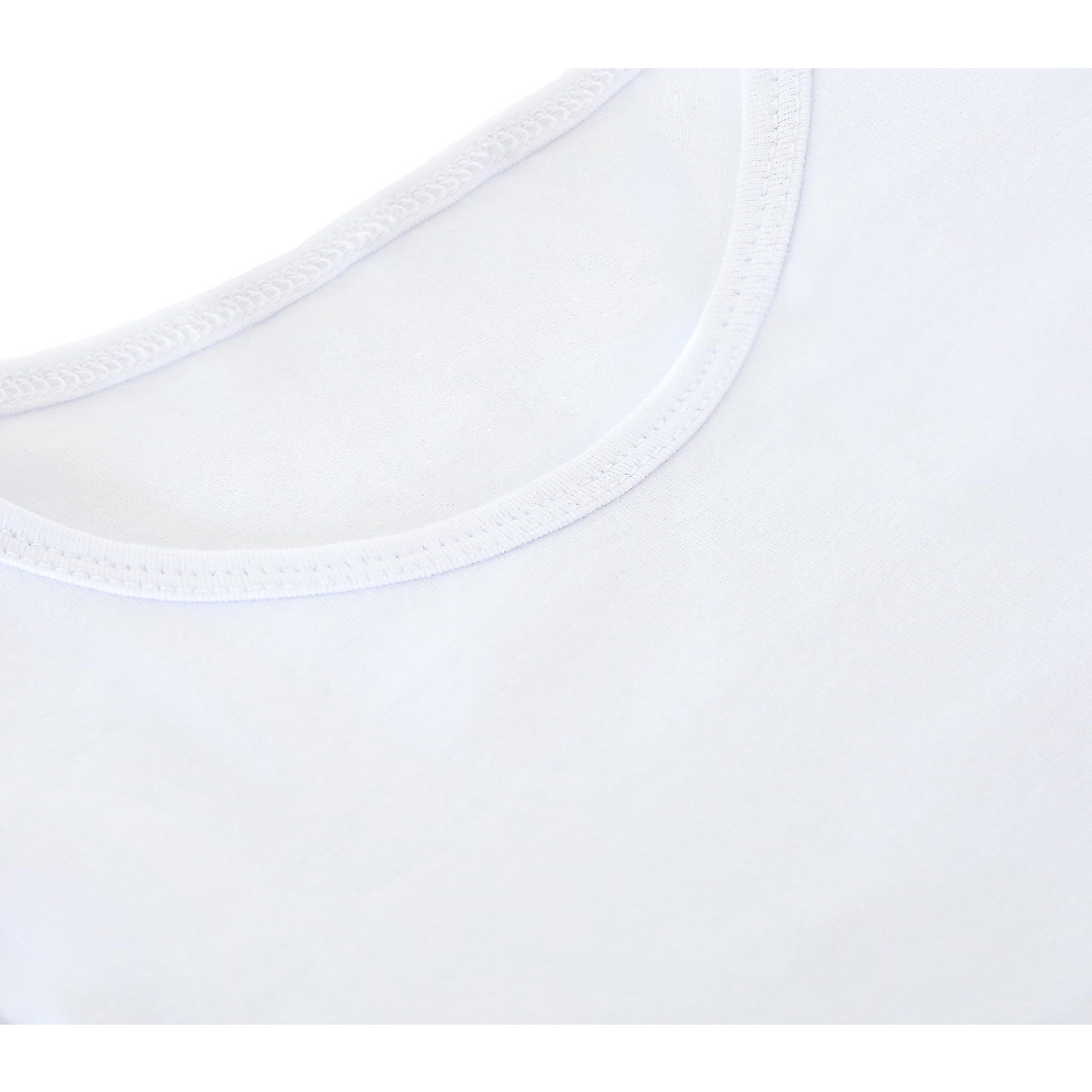 Lilax Baby Girls' Basic T-Shirt Short Sleeve Crewneck Tee 12-18 Months, White