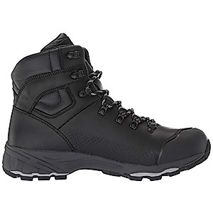 Vasque mens St. Elias Fg Gtx Full-grain Leather Gore-tex Waterproof Hiking Shoe, Jet Black, 7 US