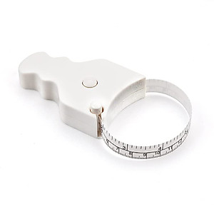 Body Measure Tape Accurate Body Measuring Tape Automatic Telescopic Body Fat Measuring Tape with Lock Pin & Push-Button Arms Chest Thigh Waist Measure Tape for Fitness, Weight Loss, Muscle Gain