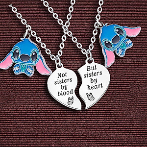 Sister Matching Necklace Friendship Necklace Graduation Gifts for Bestie Women Friends Gifts Christmas Birthday Gifts for Friends