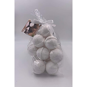 SpaPure COCONUT VANILLA Bath Bombs - 14 Bath Fizzies with Shea Butter, Ultra Moisturizing (12 Oz) ...Great for Dry Skin (Coconut Vanilla FBA)