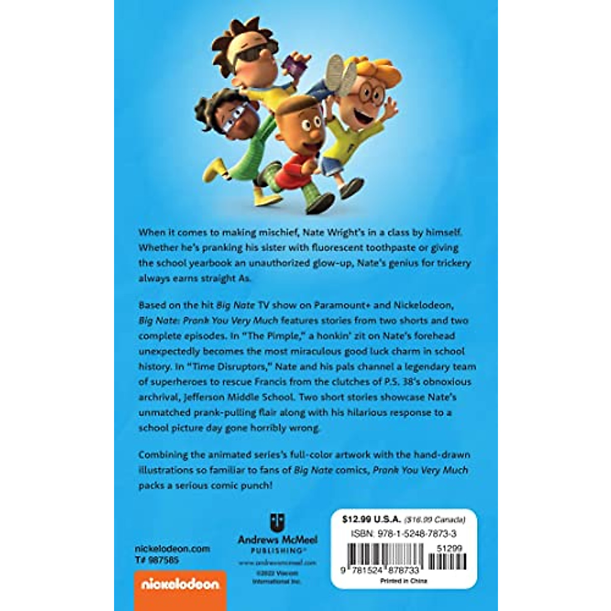 Big Nate: Prank You Very Much (Volume 2) (Big Nate TV Series Graphic Novel)