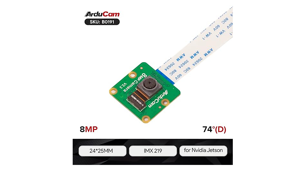 Arducam 8MP Camera for NVIDIA Jetson - High Quality Imaging
