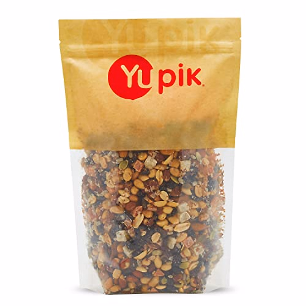 Yupik Trail Mix, 2.2 lb, A mix of peanuts, almonds, sunflower seeds, pumpkin seeds, raisins, papaya and pineapple, Pack of 1