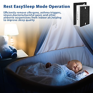 Breshair HPA5200B True HEPA Replacement Filter Compatible with Honeywell HPA 5200 5220 5250 3200 Air Purifiers, 2 R HEPA, 2 S Carbon and 4 A Pre-Filters, Part # HRF-R HRFSC1 HRF-ARVP200 HRF-A200