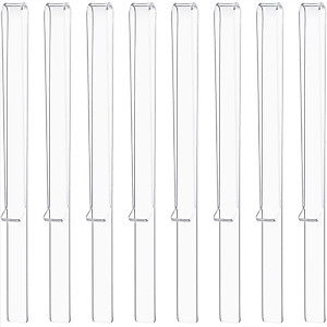 eBoot 8 Pieces Music Stand Clips Music Stand Page Holder Transparent Sheet Holder Clear Acrylic Music Read Clip for Wind for Musician Outdoor