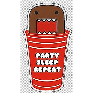 Car Magnets - Domo Kun - Party Sleep Repeat
