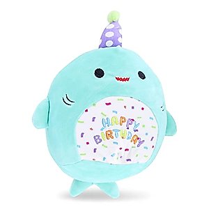 Squishmallows Official Kellytoy Sealife and Animal Soft and Squishy Holiday Stuffed Toy - Great Birthday Gift for Kids 8' Inch (Sharon Shark), Multicolor