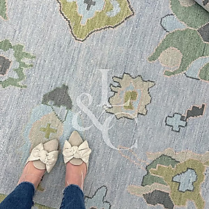 The Loom & Company Amelia - 100% Hand-Knotted Wool Area Rug - 9X12