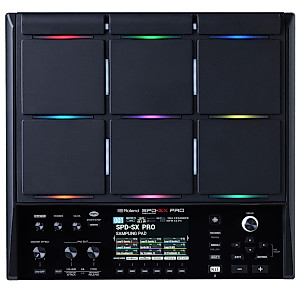 Roland SPD-SX PRO Flagship Sampling Drummers & Other Musicians | 9 Playing Surfaces, 8 External Trigger Inputs, Color Display, Customizable Pad LEDs, Onboard FX & More