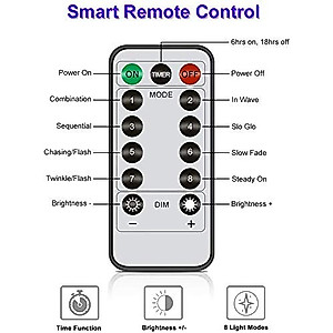Starry Fairy Lights String Lights, 33 Feet, 100 LEDs,with Remote Control,USB Bendable Copper Twinkle Lights, Decorative Lights for Kid's Room,Patio, Garden, Party, (Warm White)2 Pack