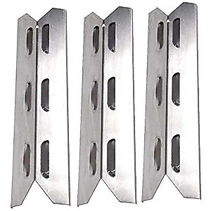 Quickflame Replacement Grease Tray (24-27 inches Width) and Heat Plate Set of 3 for Kenmore 146.23678310, 146.23679310, 640-05057371-6, 640-05057373-6 Gas Grills Models