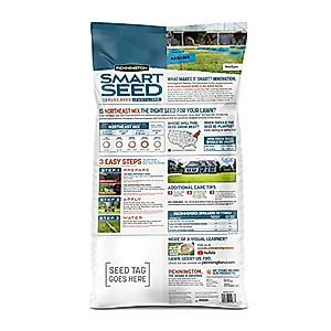 Pennington Smart Seed Northeast Grass Mix 20 Lb, Drought Resistant and Covers 6,600 Sq Ft