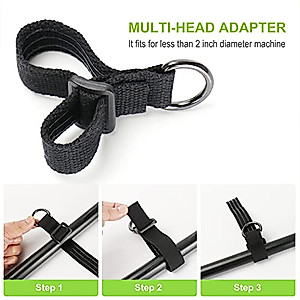 Eloptop Trimmer Strap for Weed Eater Shoulder Strap Harness [Upgraded Metal-Clip], Compatible with EGO String Trimmer, Leaf Blower