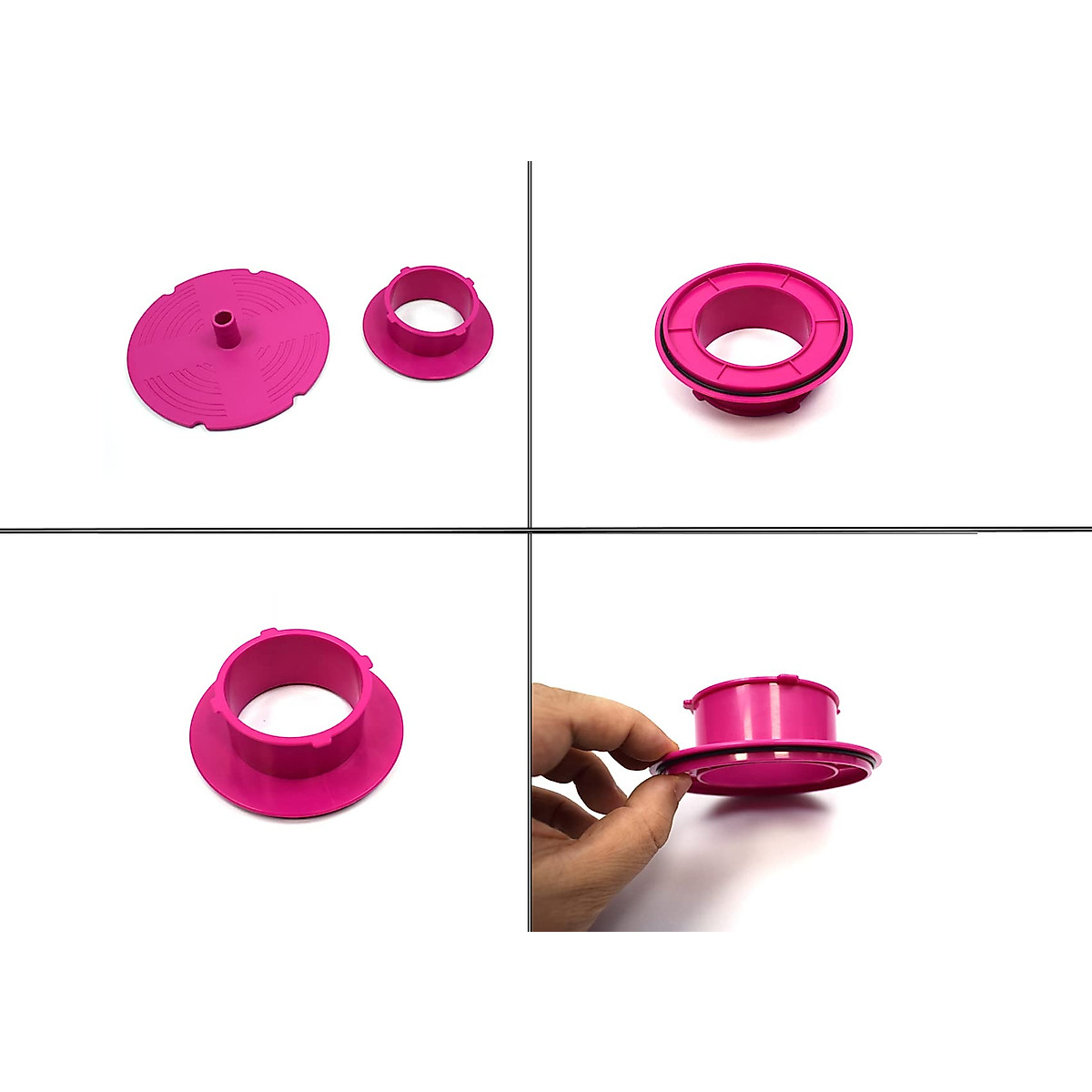 nLn Hope DIY Balloon Stuffing Machine,Expander Extractor for Balloon Rose Bouquet Wedding Christmas Birthday Party Gift Art Balloons Filling Decoration Supply,Transparent,15.2*15.2*13.1 inch(BZJ-37)