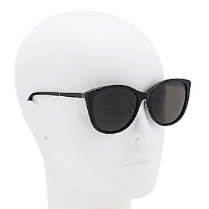 Saint Laurent SL M71/K 001 Black Plastic Cat-Eye Sunglasses Black Lens