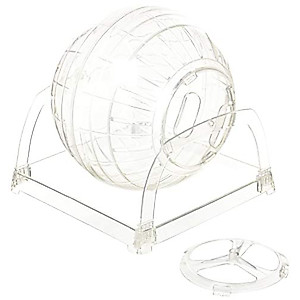Living World Plastic Hamster Exercise Ball with Stand, 6-3/5-Inch