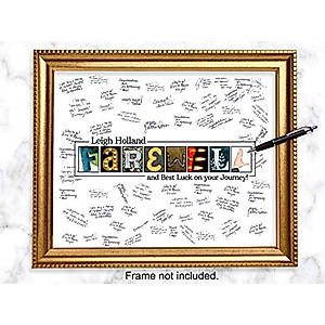 Personalized Farewell Party Guestbook Alternative, Goodbye party, Going away gift