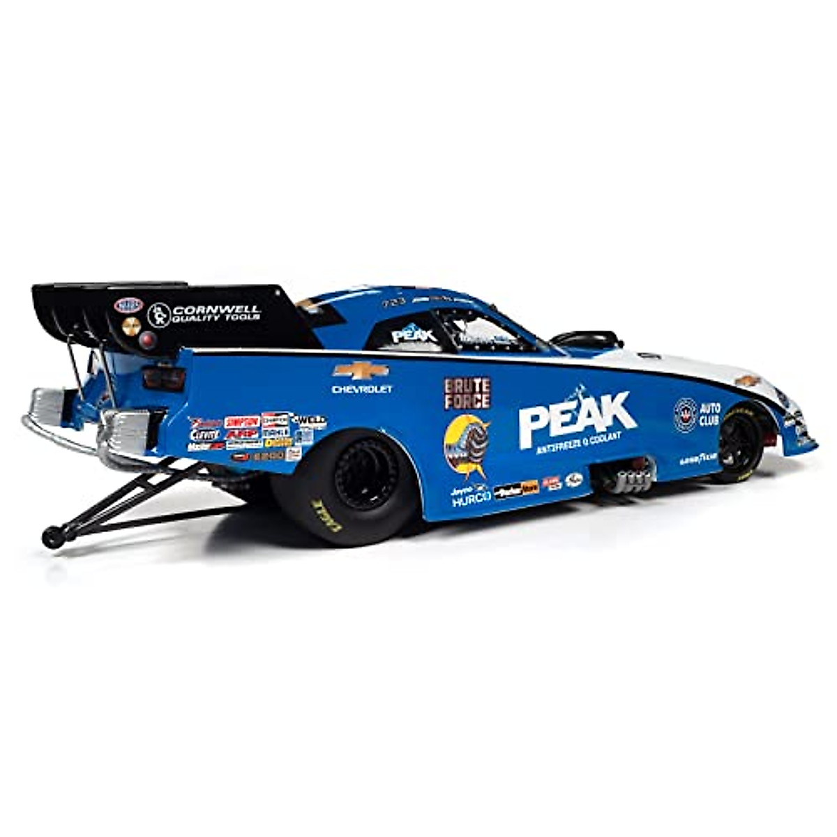 Auto World 2021 John Force Peak Funny Car 1:24 Scale Diecast