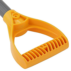 True Temper 1627200 Poly Snow Shovel/Pusher with Steel Handle and D-Grip