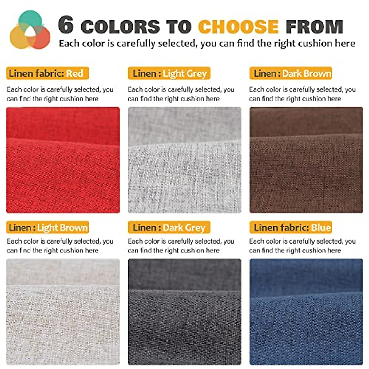 ROFIELTY Custom Bench Cushion for Bench Seat Cushion Window Seat Cushions Indoor Bench Cushions for Indoor Furniture Bench Pads Bench Pillow (Light Brown,31x12x3inch)