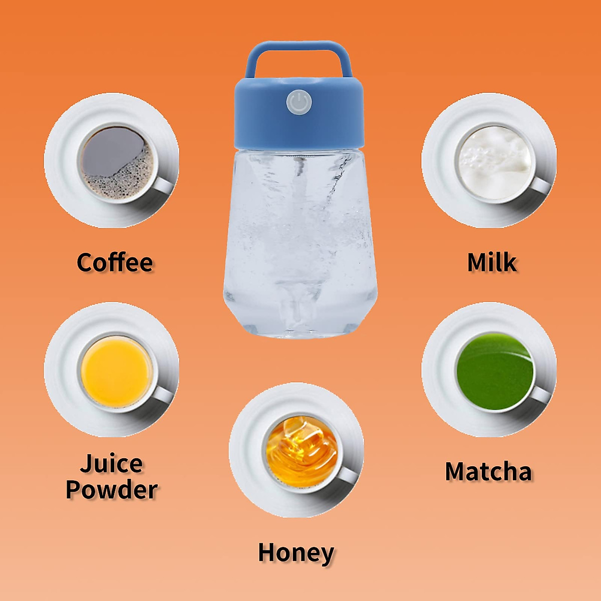 daasigwaa Electric Protein Shaker Bottle, BPA-free & Leak-Proof Vortex Mixer, Self Stirring mug, Electric Auto Mixing cup for Office/Kitchen/Travel/Home Coffee/Tea/Hot Chocolate/Milk(13.5oz pink)