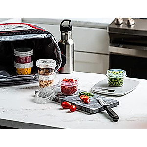 Elegant Disposables (4 Ounce 10 Pack) Clear Twist cap Containers Clear with Screw on Lids Twist Top Food Storage Freezer Containers