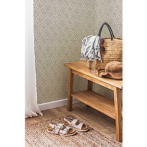 YXTII Boho Wallpaper Peel and Stick Wallpaper Vintage Wallpaper Stick and Peel Damask Wallpaper Self Adhesive Removable Wallpaper for Bedroom Drawers Cabinets