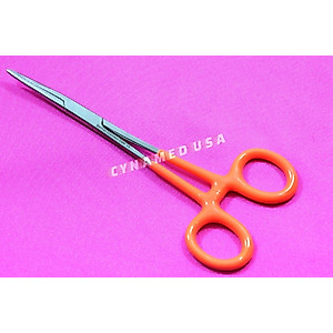 German Stainless 6.25" Pean Locking Hemostat Forceps (Straight + Curved) Cynamed Brand …