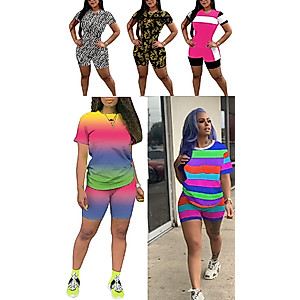 TOPONSKY Ethika Womens Biker Tights 2 Piece Piezas Set Pants Women Black Gray L