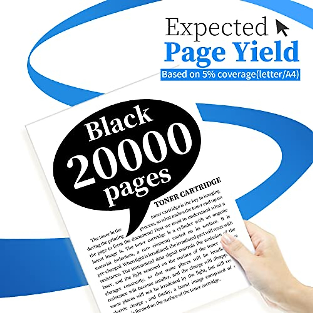 WorkPlus Remanufactured for Lexmark 50F1U00 501U Toner Cartridge for MS510 MS510dn MS610dn MS610 MS610de MS610dtn MS610dte Printer(1XBlack 20,000 Pages )