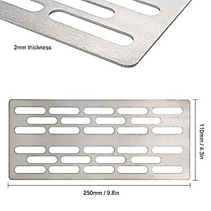 EYHLKM Titanium Barbecue Grill Lightweight Portable BBQ Grill Plate for Outdoor Camping Hiking Backpacking Picnic Tool Backyard