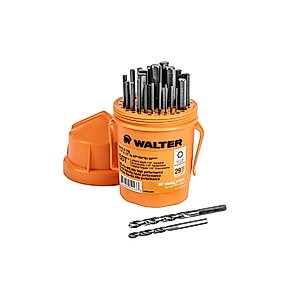 Walter Surface Technologies Shank Jobber Length Drill Bits 29 Piece SST Bit Set