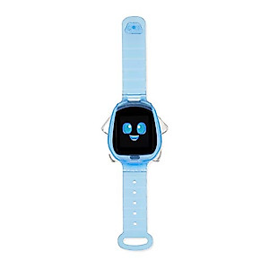 Little Tikes Tobi Robot Smartwatch - Blue with Movable Arms and Legs, Fun Expressions, Sound Effects, Play Games, Track Fitness and Steps, Built-in Cameras for Photo and Video 512 MB | Kids Age 4+