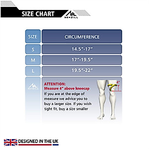 NEWZILL Compression Knee Brace for Knee Pain - Braces and Supports Knee for Pain Relief, Meniscus Tear, Arthritis, Injury, Running, Joint Pain, & Support - BEST Knee Sleeve (Black/Orange, Small)